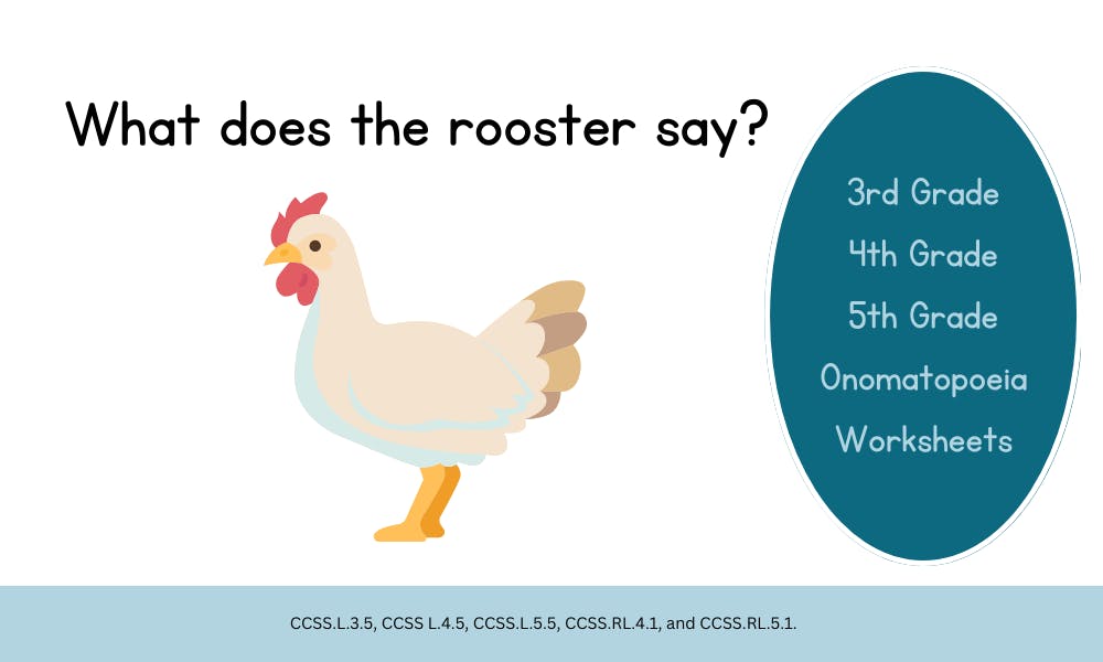 Onomatopoeia Worksheets Grades 3-5 - Grammar