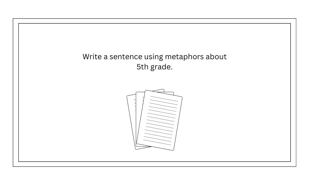 5th Grade Metaphor Worksheets - Grammar