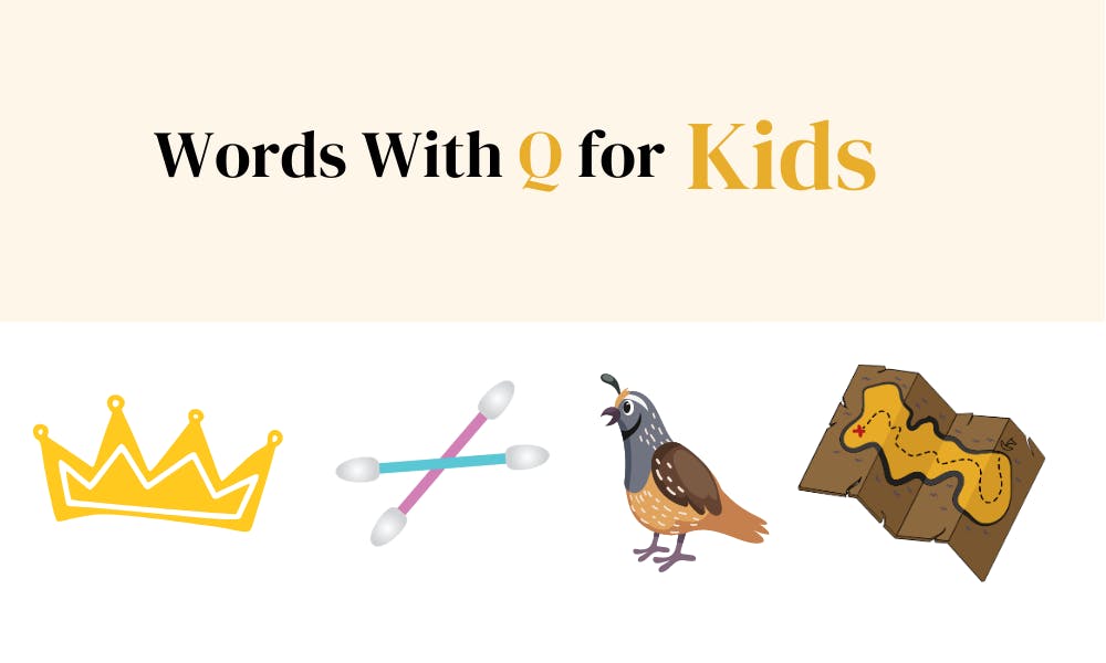 Q Words for Kids in Kindergarten & Preschool - Grammar